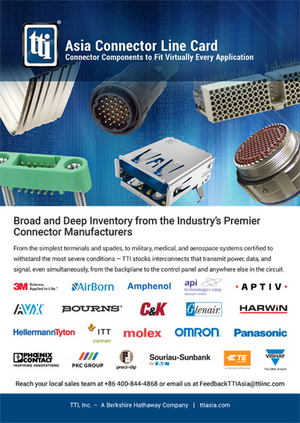 TTI Asia Connector Line Card | TTI Asia